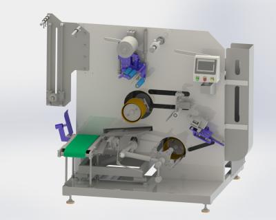 China CQA519P Automatic PP Strap Winder Machine 50-300 M/Min Speed 5-19mm Width 500mm Package Diameter for sale