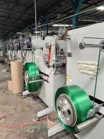 China Semi Automatic Jumbo Roll Winding Machine 330kg Capacity for PET Strap - 350m/min Speed, 1.5kW Power for sale