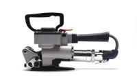 China B19 B25 Pneumatic Plastic PET PP Strapping Tool 13-25mm Width 3500N Tension Metallic Grey for sale