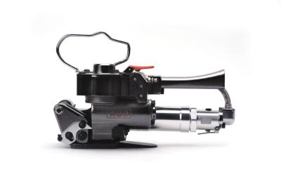 China AQD19/25 Pneumatic Banding Tool for PET PP Strap with 13-25mm Width Range and 3500N Tension Capacity for sale