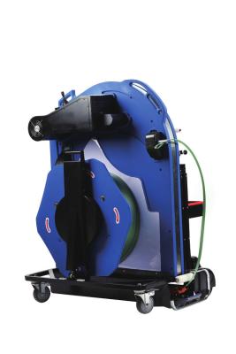 China PP PET Strap Automatic Strapping Machine JD-008 Lithium Battery Power Supply for sale