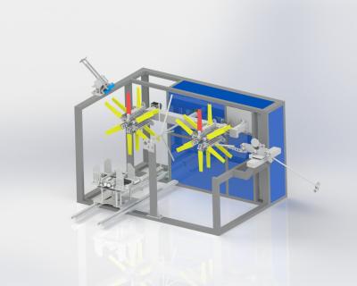 China CHUQI PE PERT Plastic Pipe Automatic Winder with PLC Control - 16-63mm Pipe Diameter, 220V Electric Power for sale