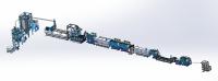 China PET Polyester Strap Manufacturing Machine with 120-800kg/h Production Capacity and 9-32mm Width Range for sale