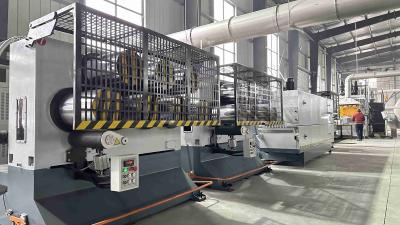 China Single Screw PET Strapping Extrusion Line - 90mm Screw, 90kW Power, 120-800 kg/h Capacity for sale