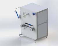 China Polypropylene PP Box Strapping Roll Winding Machine with Auto Film Wrapping System for 5-19mm Straps for sale