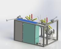 China Automatic Plastic Pipe Winding Machine for HDPE LDPE Pipes - 100 m/min Speed, 700mm Package Diameter for sale