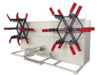 China Double Disk Plastic Pipe Winding Machine with 100 m/min Speed & 700mm Package Diameter for PE/PVC Pipes for sale