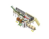 China CHUQI Automated Palletizing and Depalletizing Machine - Electric Packaging Line with Custom Capacity Options for sale
