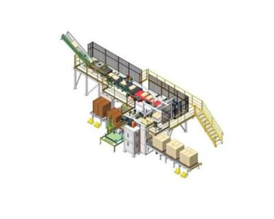 China CHUQI Automated Palletizing and Depalletizing Machine - Electric Packaging Line with Custom Capacity Options for sale