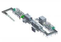 China Continuous Robotic Palletizing Depalletizing Systems with Pallet Stacker - High Capacity Automated Logistics Solutions for sale