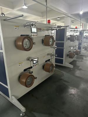China 5mm Environmentally Friendly Paper Strapping Production Line with 12-Station Printing and Dual Servo Motor Winding for sale