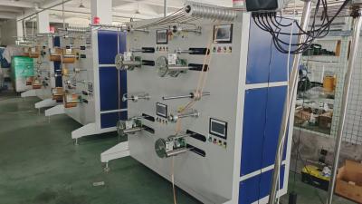 China Environmentally Friendly Paper Strap Production Line for 5-19mm Biodegradable Strapping with 12 PLC-Controlled Winding Heads for sale