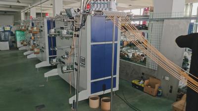 China Paper Strap Making Line for 5mm to 19mm Eco-Friendly Packaging Strapping with 12-Winding Head Configuration for sale