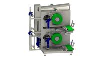 China Double Floor Automated PP Polypropylene Strapping Winder for sale