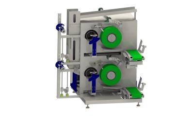 China Double Floor Automated PP Polypropylene Strapping Winder for sale