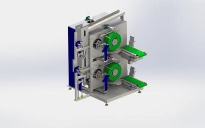 China Double Floor PP Polypropylene Strapping Automatic Winding Machine for sale