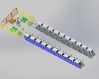 China Automatic Palletizing System PET Strapping Winder Winding Machine for sale