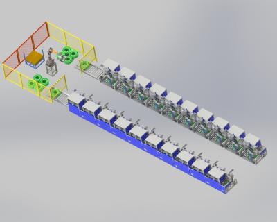 China Automatic Palletizing System PET Strapping Winder Winding Machine for sale