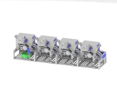 China Fully Automatic PET Strap Winder with Max OD 820mm and Integrated Automatic Palletizing System for sale