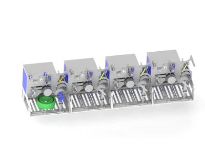 China Robotic Palletizing PET Strap Winder with 80kg Capacity and Dual Servo Motor for Automatic Strap Winding for sale