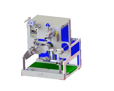 China Fully Automatic PP Strap Winder with  Inward-Winding Conveyor-Type and Outer-Layer Film Wrapping for sale