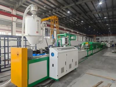 China Tension Perfected PP Strapping Band Production Line From Stretch To Coil With Servo Precision for sale