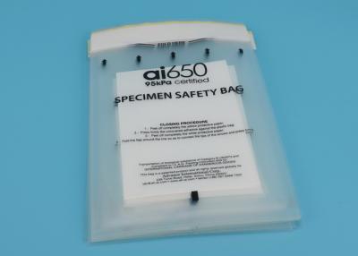 China IATA Approved 95kPa Compliant Transport Bags 95kPa Biohazard Plastic Bag for sale
