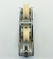 China 1.0mm Thick Aluminum Sliding Window Roller 608zz Bearing Nylon for sale