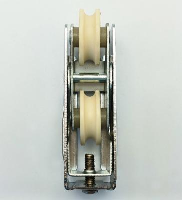 China 1.0mm Thick Aluminum Sliding Window Roller 608zz Bearing Nylon for sale