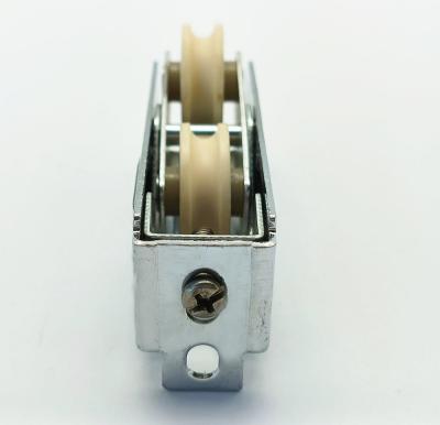 China Plastic Cover Aluminum Sliding Door Rollers 1.2mm Iron Sheet Material OEM for sale
