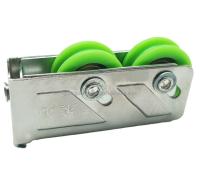 China Wholesale Adjustable UPVC Plastic Sliding Door Roller with 2 Years Warranty for Windows and Doors for sale