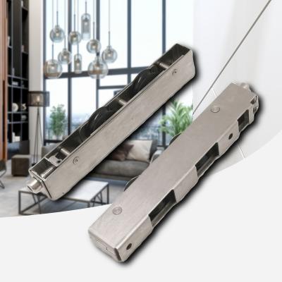 China Stainless Steel 201 Sliding Window Roller with 15*13 Size and 608/626/696 Bearing Size for Heavy Duty Applications for sale