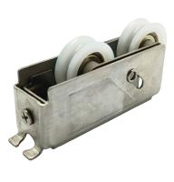 China Window Pulley Iron Frame Heavy Duty Sliding Door Roller Wheel Aluminum Sliding Window Roller for sale