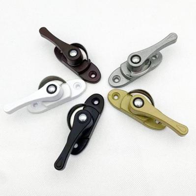 China Aluminium Crescent Window Latch Lock Powder Coating 43g 31g Weight for sale