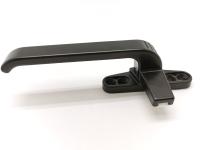 China Black Single Point Handle , Window Lock Handle 188.5×18×41mm for sale