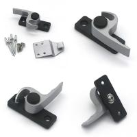 China Powder Coated Sliding Window Crescent Lock 50mm Length 17mm Width 4.1mm Height for sale