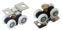 China Metal Hanging Wardrobe Closet Sliding Door Rollers Hardware Wheel for sale