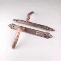 China Die Cast Door Window Handles Hardware Security Door Keyed Locking Mortise Handle for sale