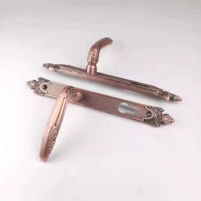 China Die Cast Door Window Handles Hardware Security Door Keyed Locking Mortise Handle for sale