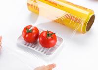 China 45cm 50cm Fresh Food PVC Cling Wrap Plastic Biodegradable Film For Food Packaging for sale