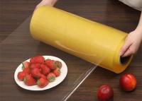 China 45cm 50cm Fresh Food PVC Cling Wrap Plastic Biodegradable Film For Food Packaging for sale