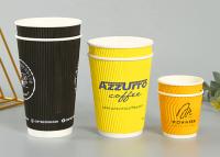 China 20oz 24oz Biodegradable Ripple Wall Disposable Paper Cups 8 Oz Paper Hot Drink Cups for sale