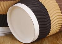 China 20oz 24oz Biodegradable Ripple Wall Disposable Paper Cups 8 Oz Paper Hot Drink Cups for sale