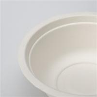 China 120 Degree Oil Resistant Biodegradable Sugarcane Bagasse Plates Takeaway Bowl With Lid for sale