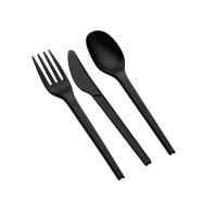 China 9in PLA Compostable CPLA Cutlery 100% Biodegradable Forks And Spoons Knives for sale