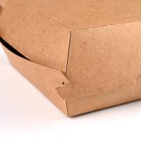 China 120 Deg Disposable Burger Boxes Packaging Burger Hamburger Packaging Box for sale