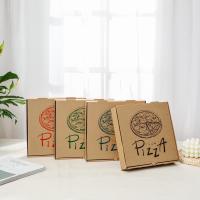 China 9 10 12inch Biodegradable Disposable Tableware Custom Printed Cardboard Pizza Box for sale