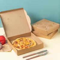 China 9 10 12inch Biodegradable Disposable Tableware Custom Printed Cardboard Pizza Box for sale