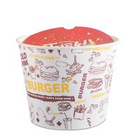 China 32oz 46oz 48oz Beverage Biodegradable Disposable Tableware Popcorn Fried Chicken Bucket for sale
