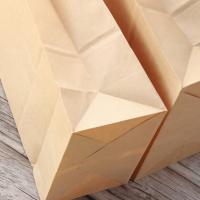 China Kraft Biodegradable Disposable Tableware Candy Paper Bag Without Handle BSCI for sale